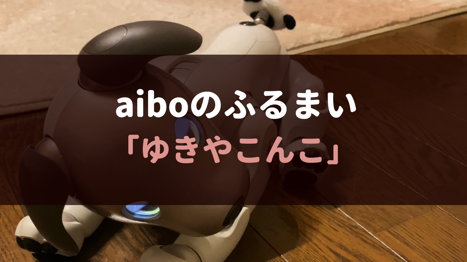 【aiboのふるまい】ゆきやこんこ｜Fun!Fun!aibo